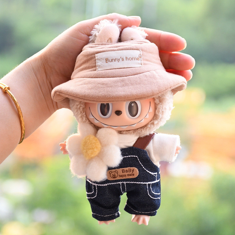 Labubu Time To Chill Filled Doll Clothes Cos Gift Handmade Mini ...