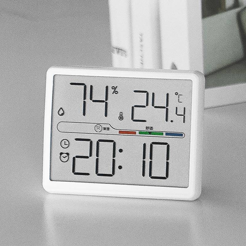 Magnetic Clock Refrigerator Clock Desk Clock Thermohygrometer Clock ...