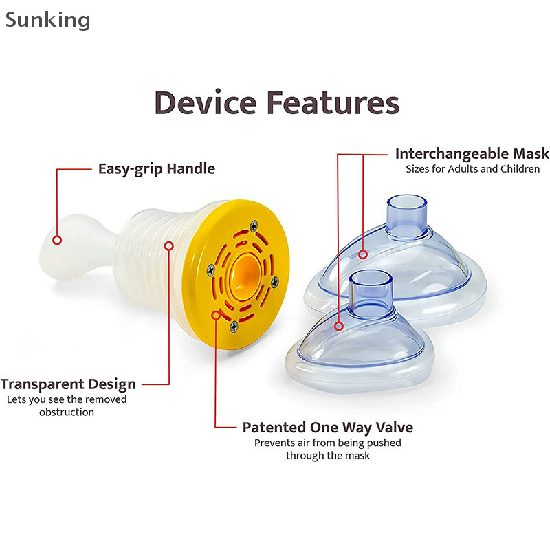 Sunking Rescue First Aid Kit Anti Suffocation Choking Emergency Device ...