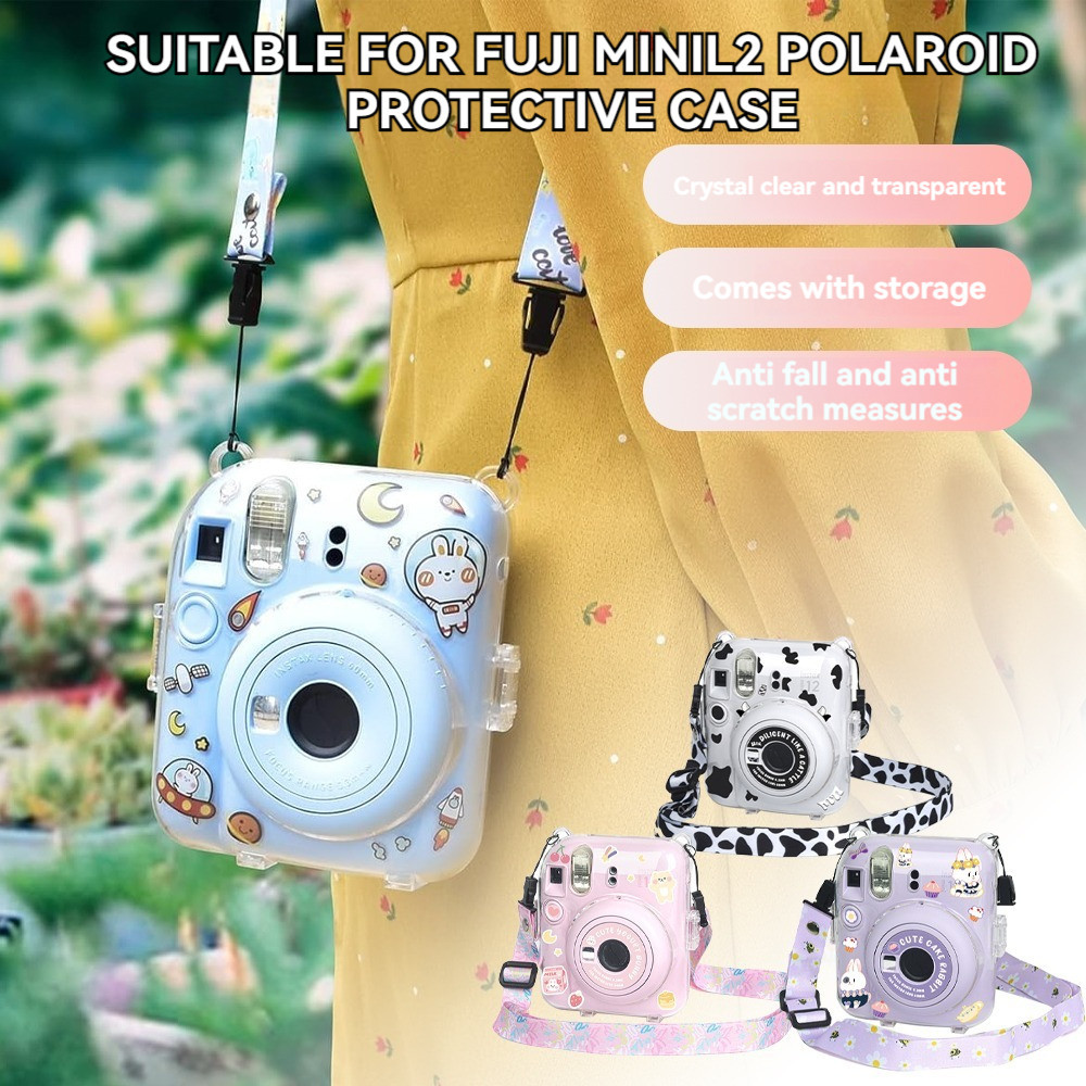 Camera Protective Shell Instax Mini 12 Transparent Camera Storage Case ...