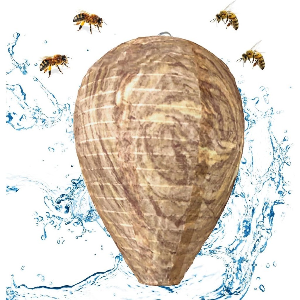 Fake Wasp Nest Decoy, Hanging Fake Wasp Nest Wasp Repellent Wasp Traps ...