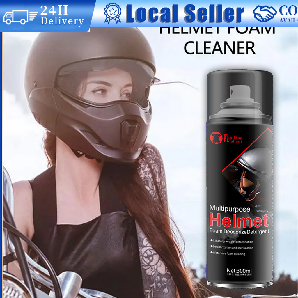 Helmet Disinfecting Foam 300ML Topi Keledar Pembersihan Buih Cuci ...