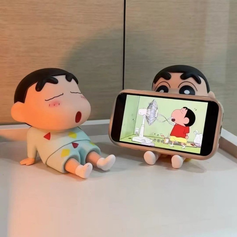 Cartoon Cute Crayon Shin-chan Creative Desktop Phone Stand Office ...