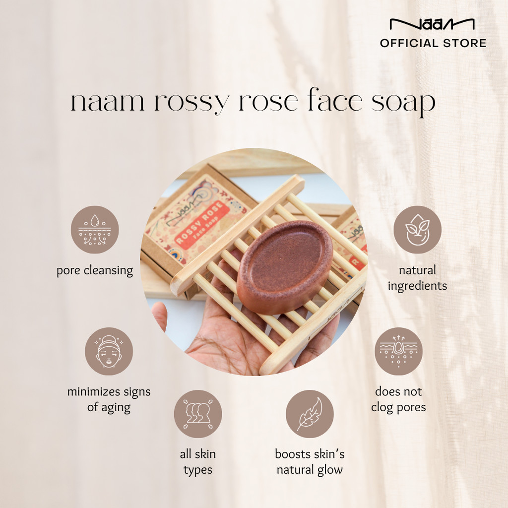 Naam Rossy Rose Face Soap | Shopee Malaysia