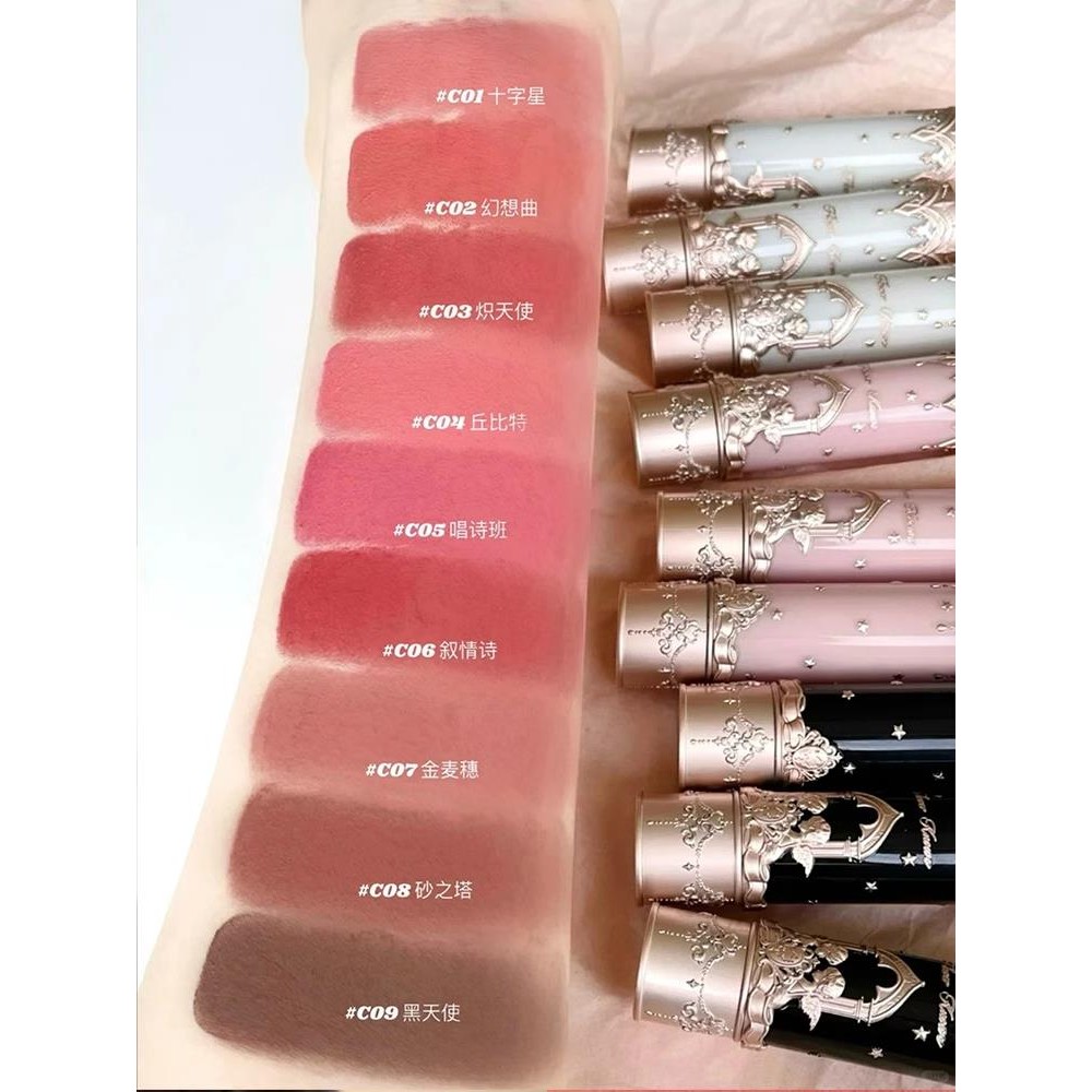 Sample color test flower knowing lip stick lipstic Sample color test ...