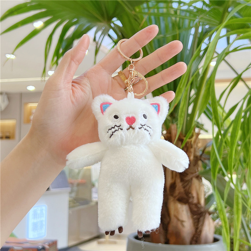 Bobo Cat Pendant Small Jewelry Plush Gift Key Ring Accessories Wedding ...