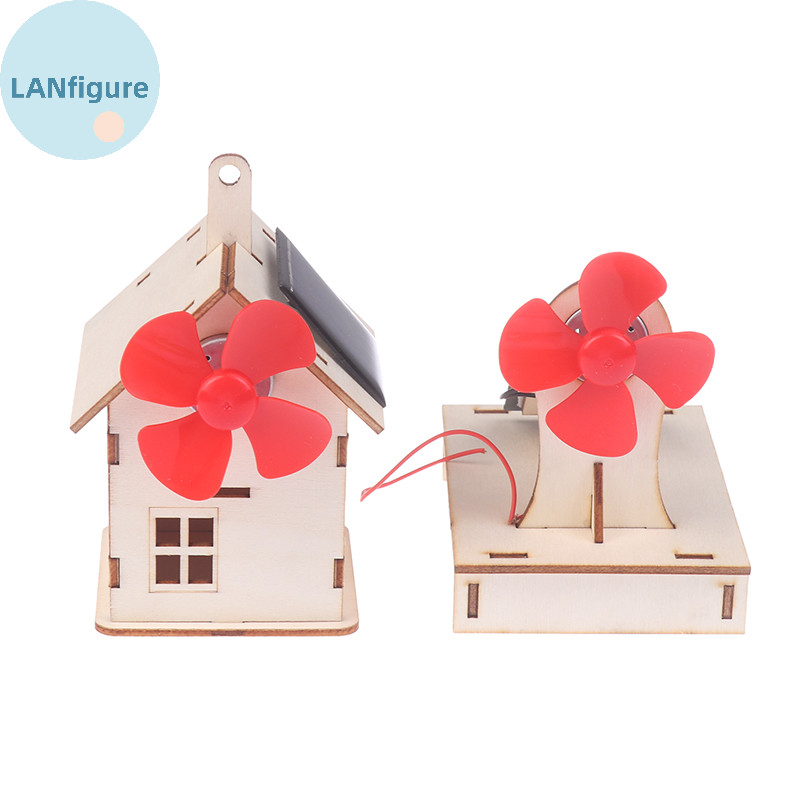 LANfigure 1 Set Boy Windmill Science Solar Toy DIY Physics Educational ...