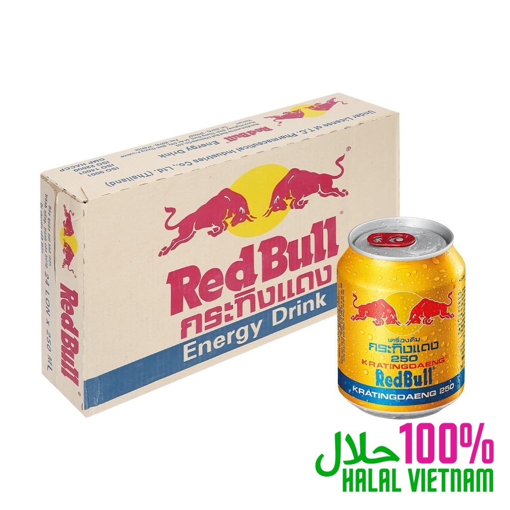 [Carton Deal] 24 cans of Redbull Energy Drink 250ml - Red Bull - 100% ...