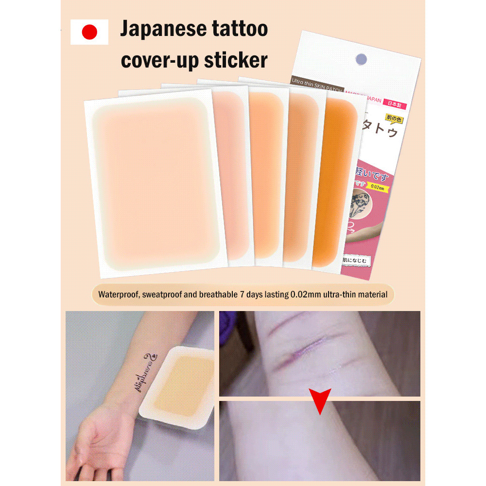 🔥MY HOT🔥Japanese tattoo cover-up stickers 纹身隐藏贴纸/waterproof sweat-proof ...