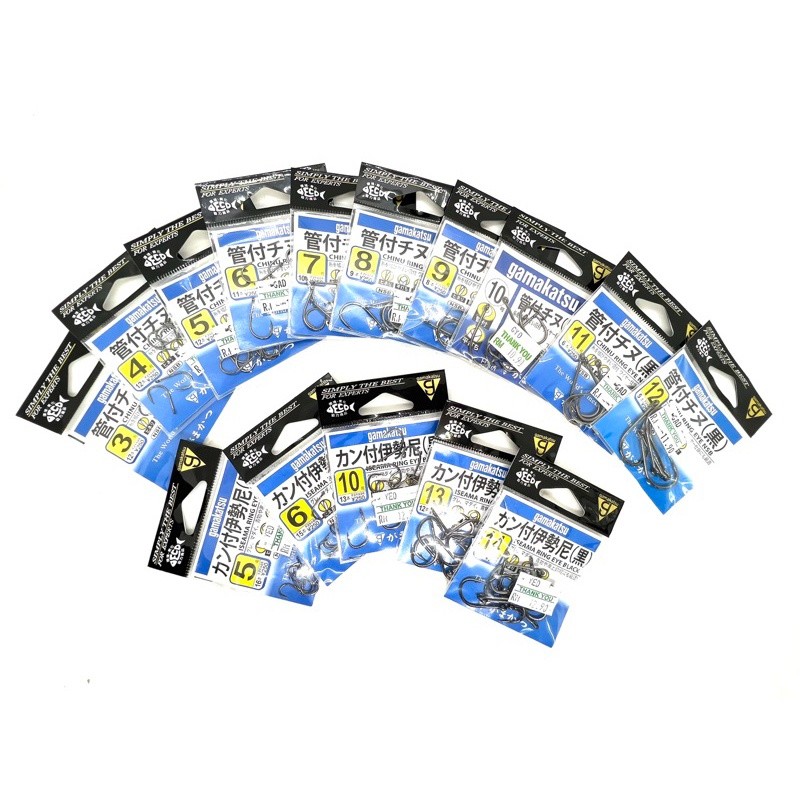 GAMAKATSU CHINU RING EYE NSB/ ISEAMA RING EYE BLACK HOOK 🔥Ready Stock🔥 100% Original🔥 | Shopee ...