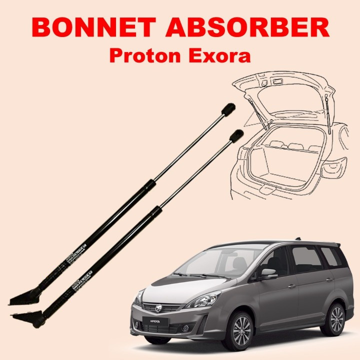 PROTON EXORA MPV REAR ABSORBER BONNET DAMPER GAS SPRING 1PAIR 1SET ...