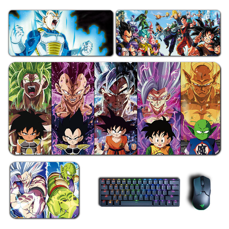 Anime Dragon Ball Z Super Mouse Pad Son Gokuu Vegeta XXL MousePad Manga ...