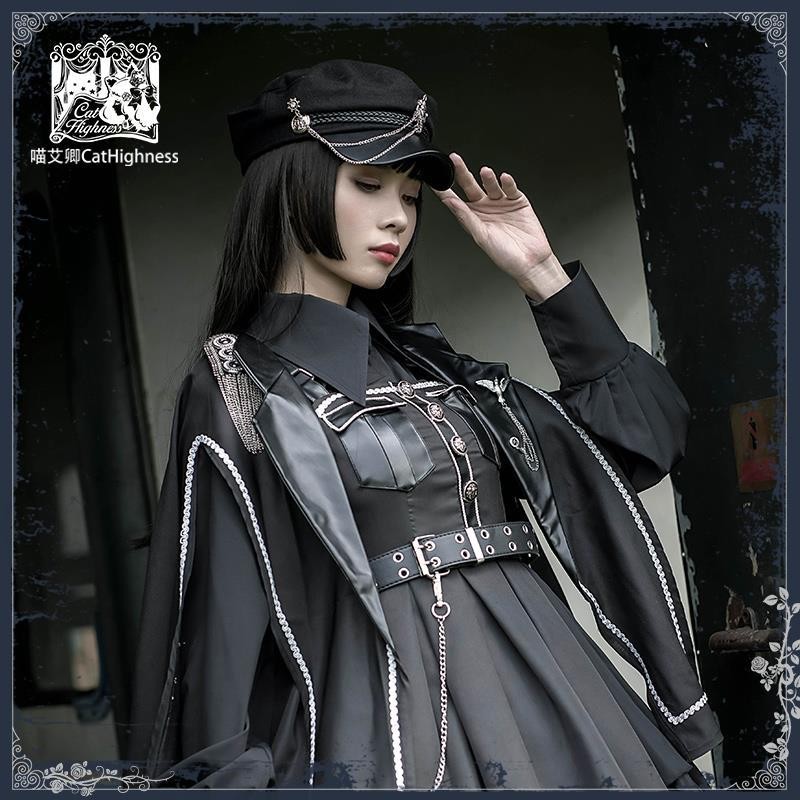 Army lo Meow Aiqing Army lo Gothic Style lolita Original Design lolita ...