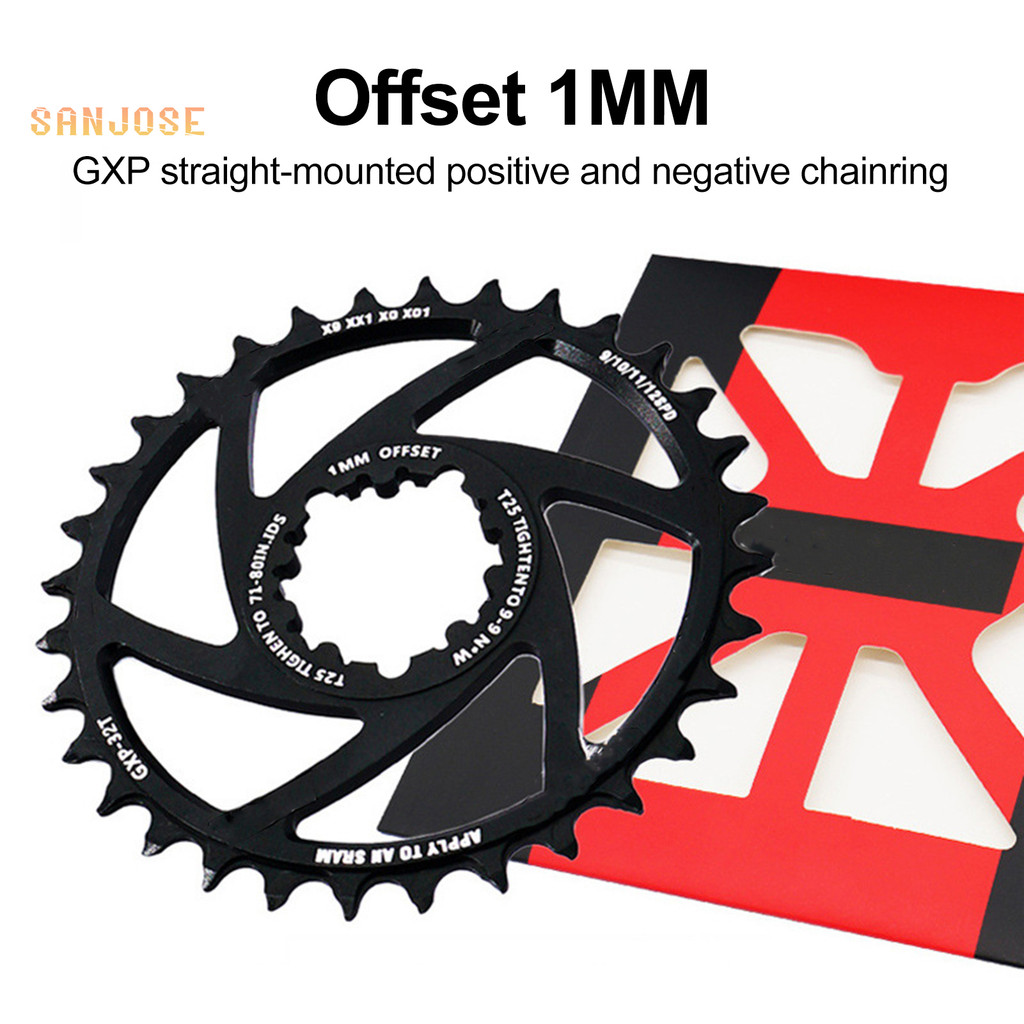 SJS-MTB Bike Bicycle GXP Single Speed Chainring 30T/32T/34T/36T/38T/40T ...