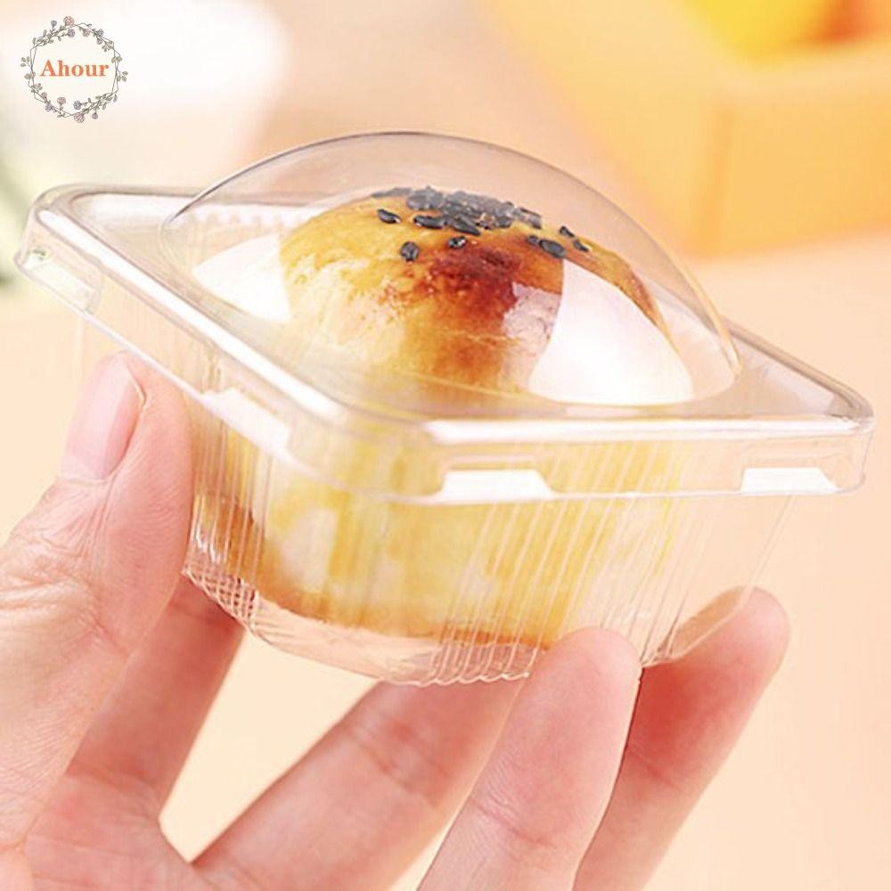 AHOUR Mooncake Packaging Box, Visible Lid Transparent Mooncake Inner ...