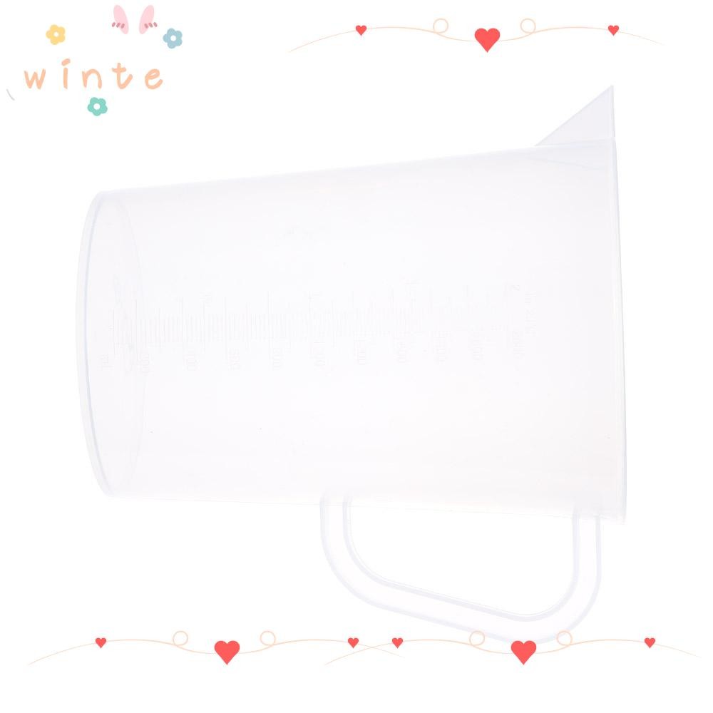 WINTE Plastic Pitcher, 2000mL (2L) Autoclavable Polypropylene Measuring ...