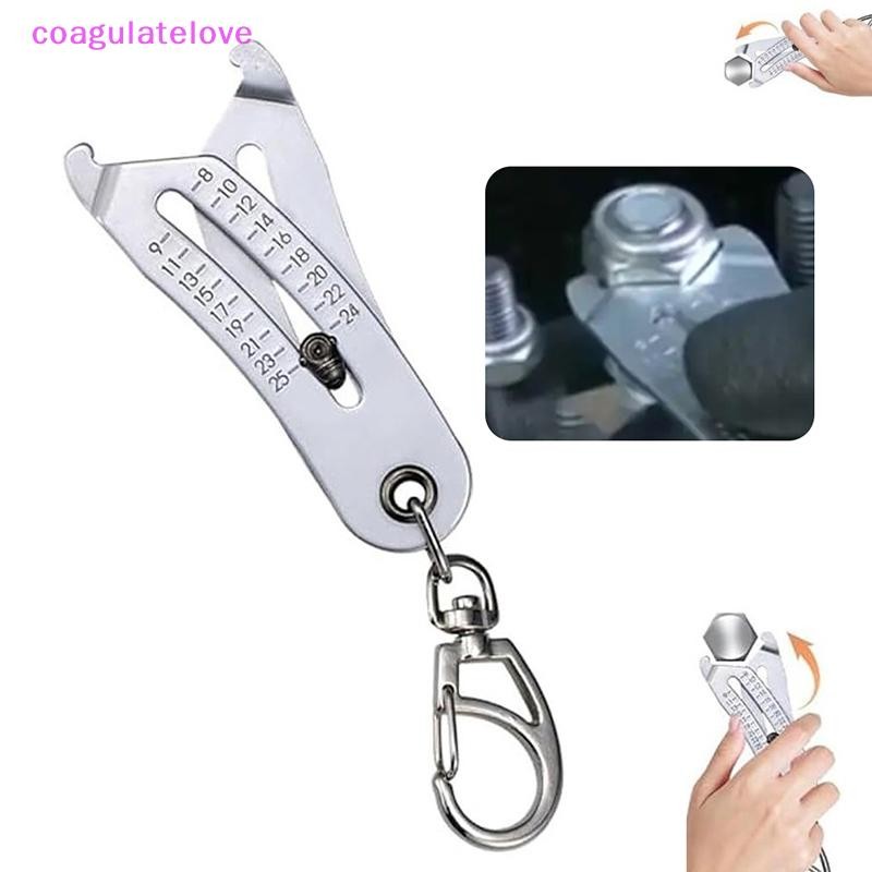 coagulatelove Precise Thread Size Checker Keychain Portable Caliper ...
