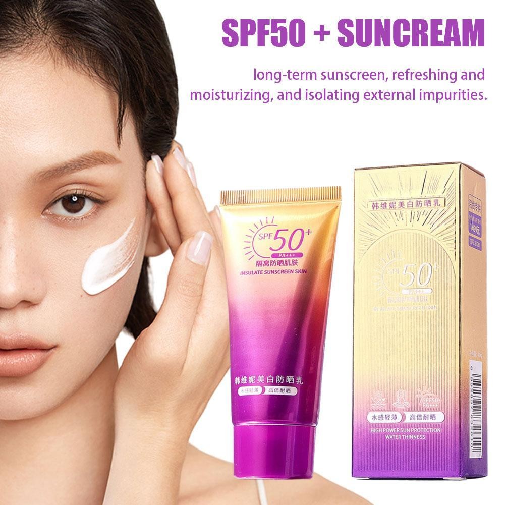 Sunscreen High Power Spf50+ Isolation Refreshing Transparent Cream And ...