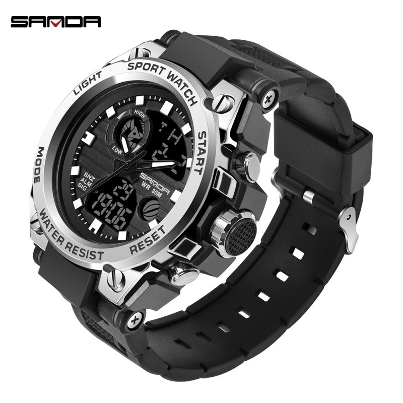 Sanda Military Waterproof Multi-Functional Luxury Fashion Men's ...