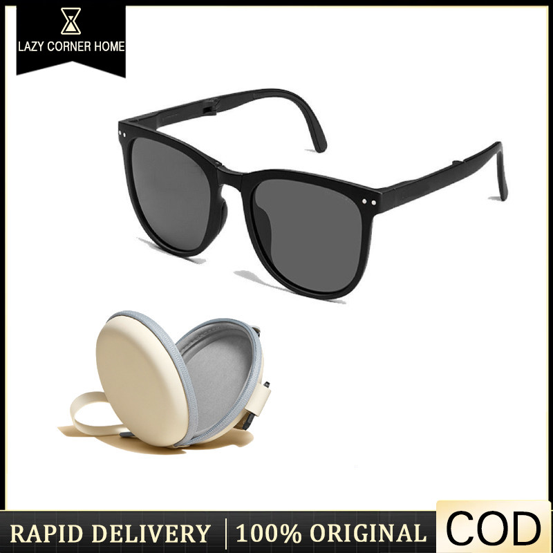 【COD】Trendy Fashion Foldable Sunglasses for Women Summer Sun Protection ...