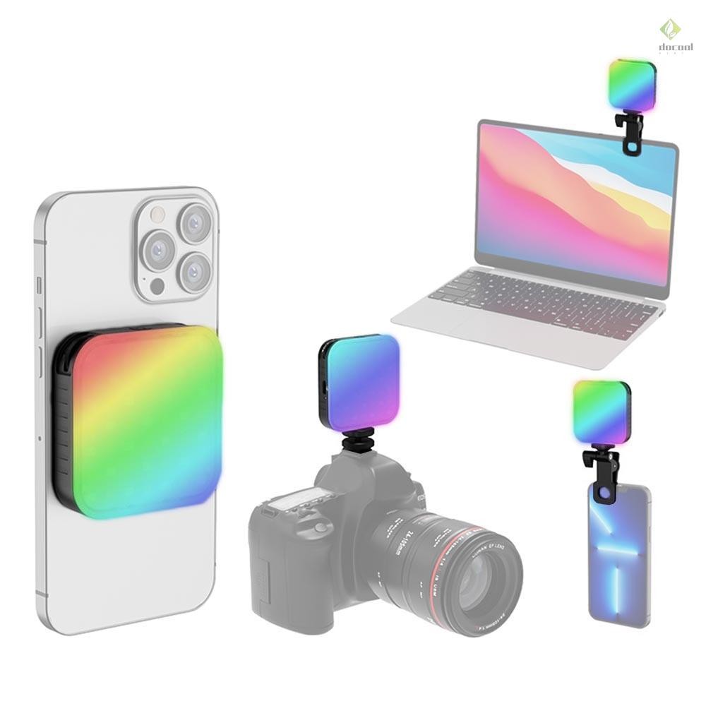Magnetic Pocket RGB Video Light Photography Fill Light 2500K-9000K ...