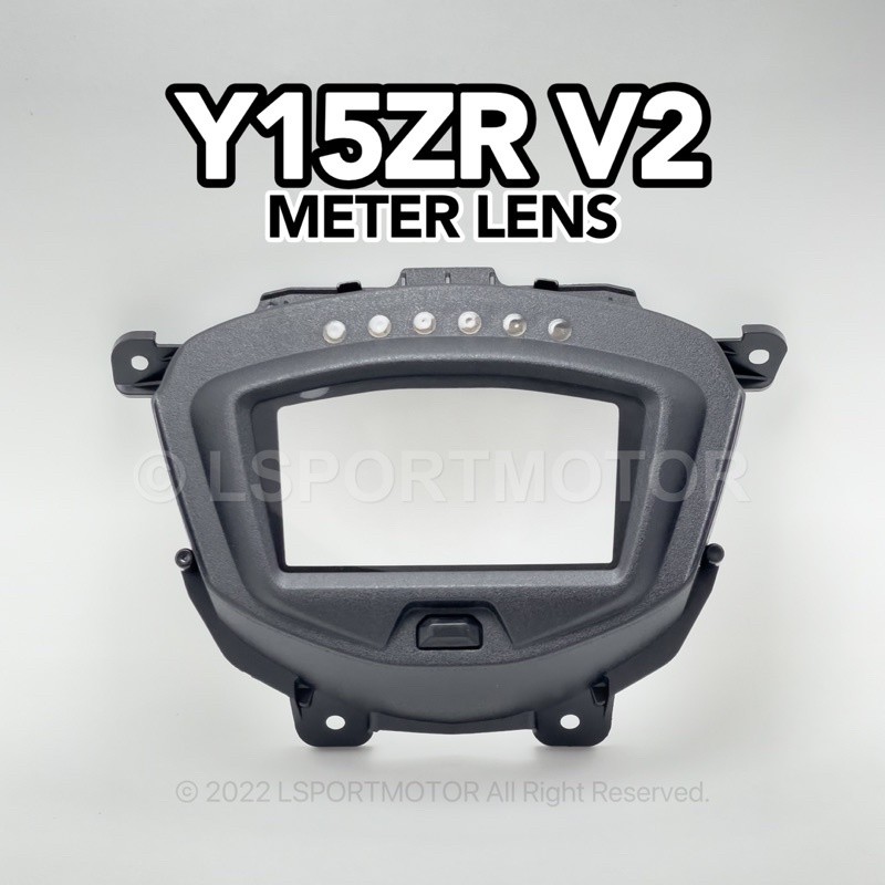 YAMAHA Y15ZR V2 METER LENS (BLACK) METER COVER CASE YSUKU Y15 V2 ...