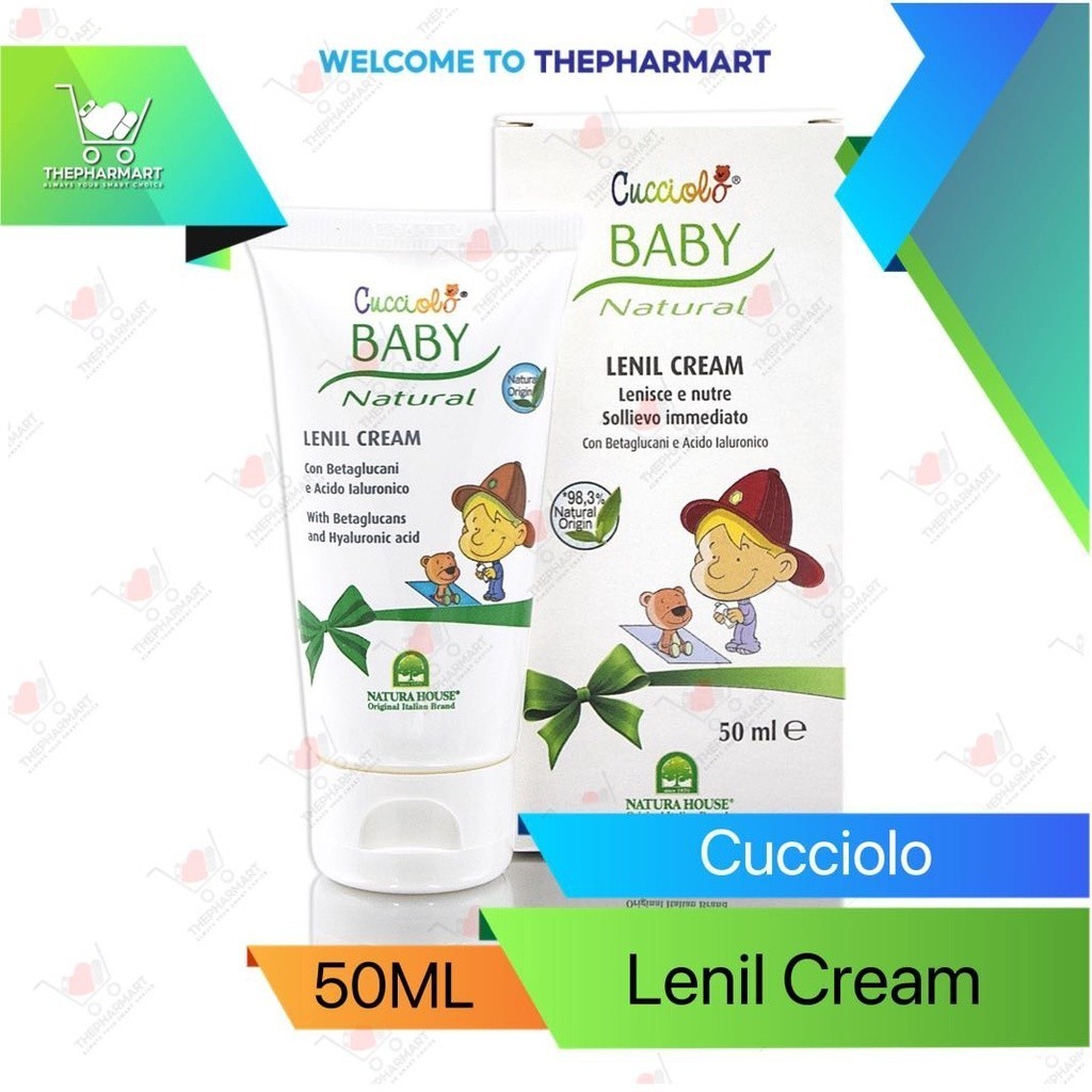 CUCCIOLO Baby Natural Lenil Cream Relief From the first use (50ML ...