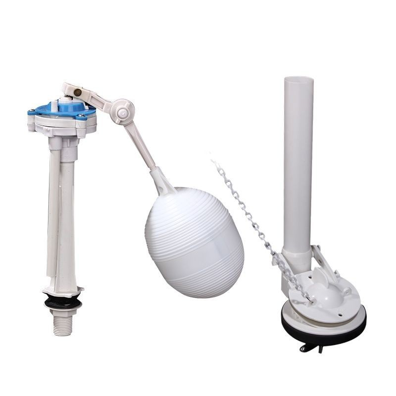 Flush toilet tank accessories old-fashioned float Valve Full set Single ...
