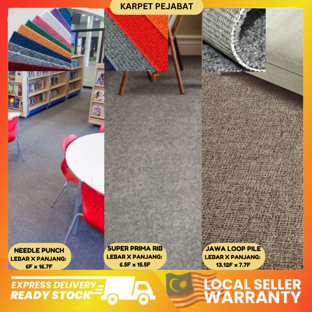 [READY STOCK] Karpet Pejabat Budget Event Exhibition Office and Home ...