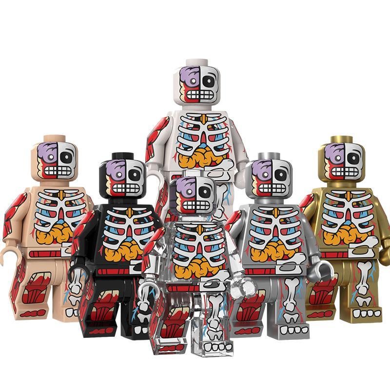 Building blocks/Compatible Lego Drawing blocks Horror Transparent Human ...