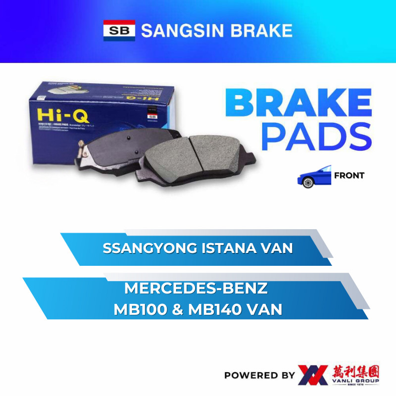 SANGSIN Front Brake Pad For Ssangyong Istana Van/Mercedes-Benz MB100 ...