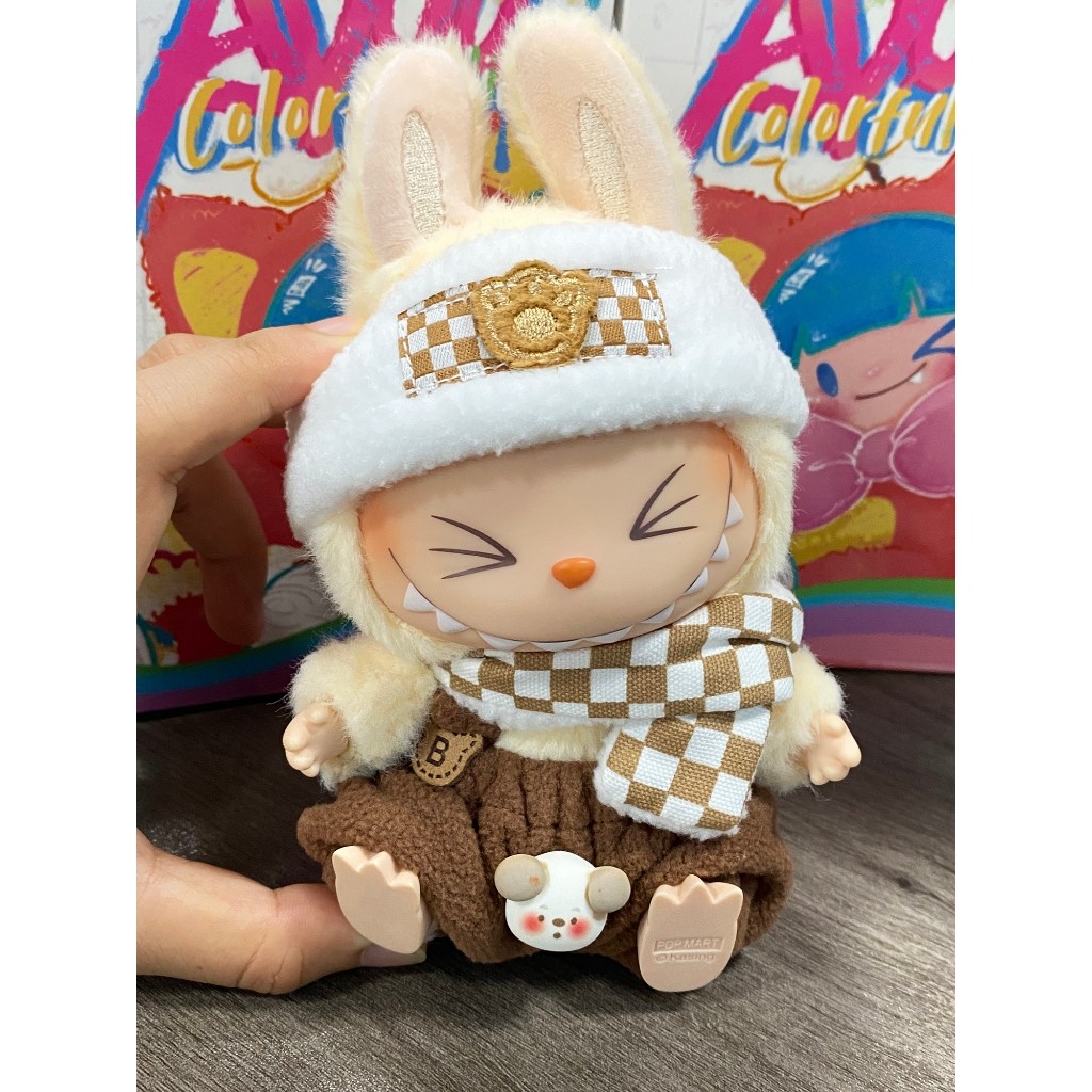 【Ready Stock】popmart labubu clothes v1/v2 labubu macaron 15cm/17cm ...