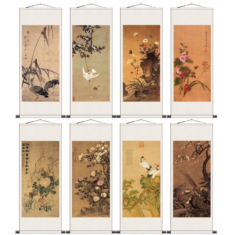Antique Painting Ink Painting Feng Shui Painting Chinese Painting Silk ...