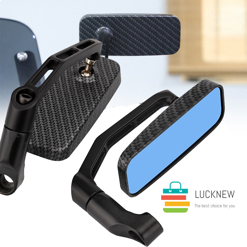 Universal Side Mirror Rear View Mirror Alloy CNC Racing Rearview Mirror ...