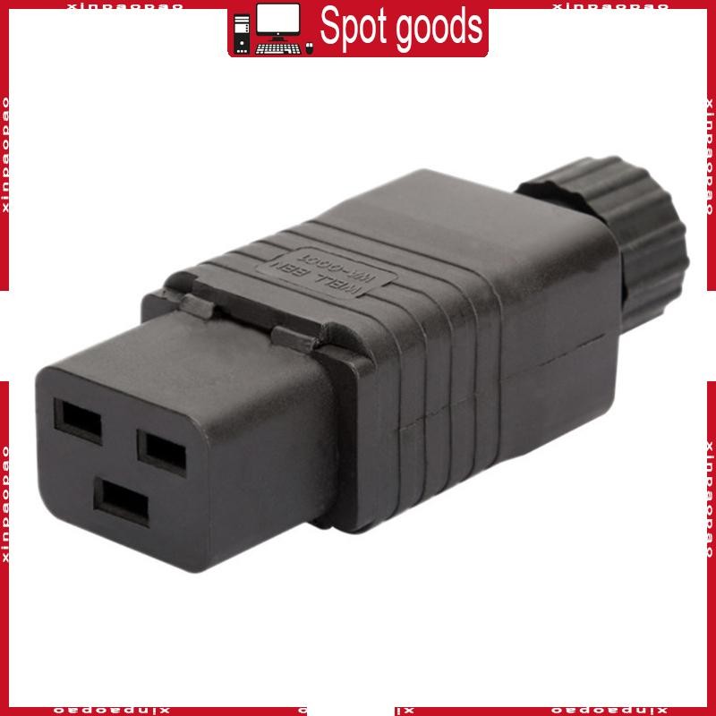XI Rewirable 16A 250VAC 320 C 19 plug IEC C19 DIY plug conector IEC ...