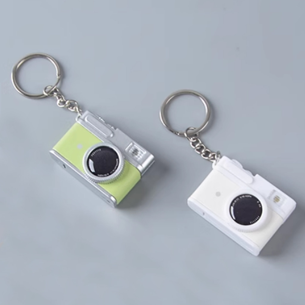 1 Pc 3D Retro Camera Keychain Mini Charm Bag Accessories Creative ...