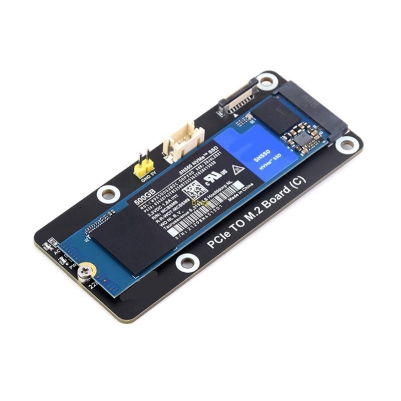 BT PCIe To M 2 Adapters Board for RPi 5 Support NVMe Protocol M 2 SSD ...