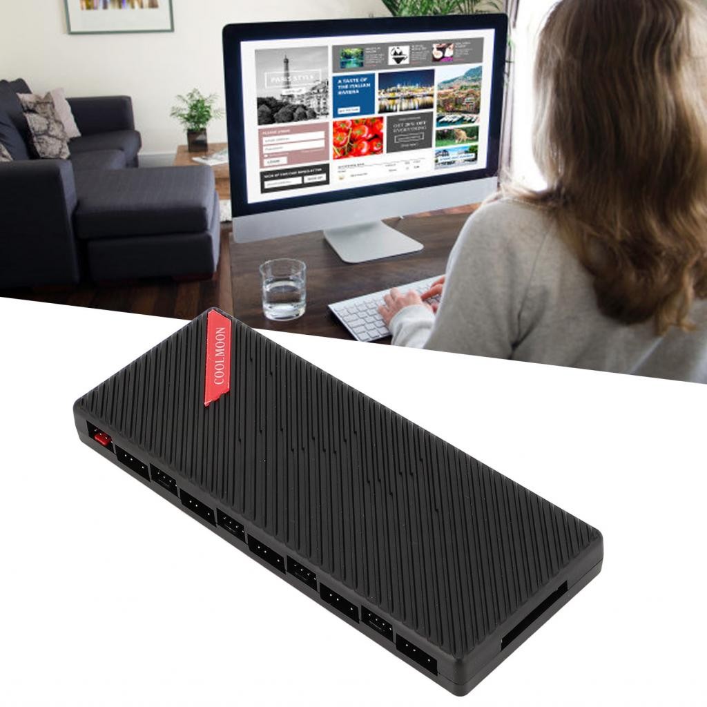 Maib 10 Port ARGB Fan Hub Metal ABS Magnetic for PC Case | Shopee Malaysia
