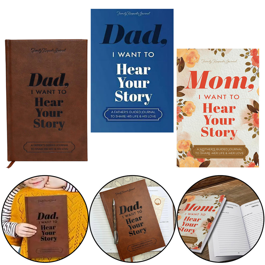 Dad/Mom I Want To Hear Your Story Journal A Father's Guided Journal ...