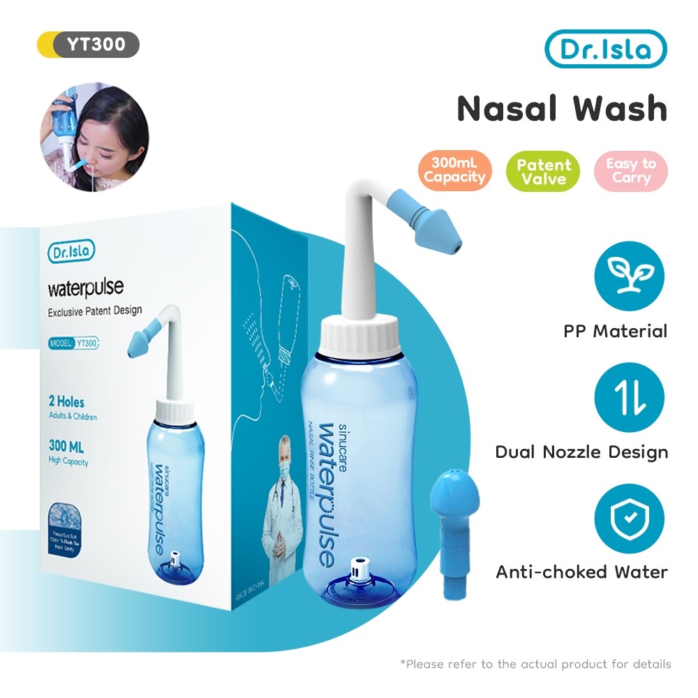 Dr.isla YT300 Nose Cleaner Nasal Wash Neti Pot Cleaner Irrigation for ...