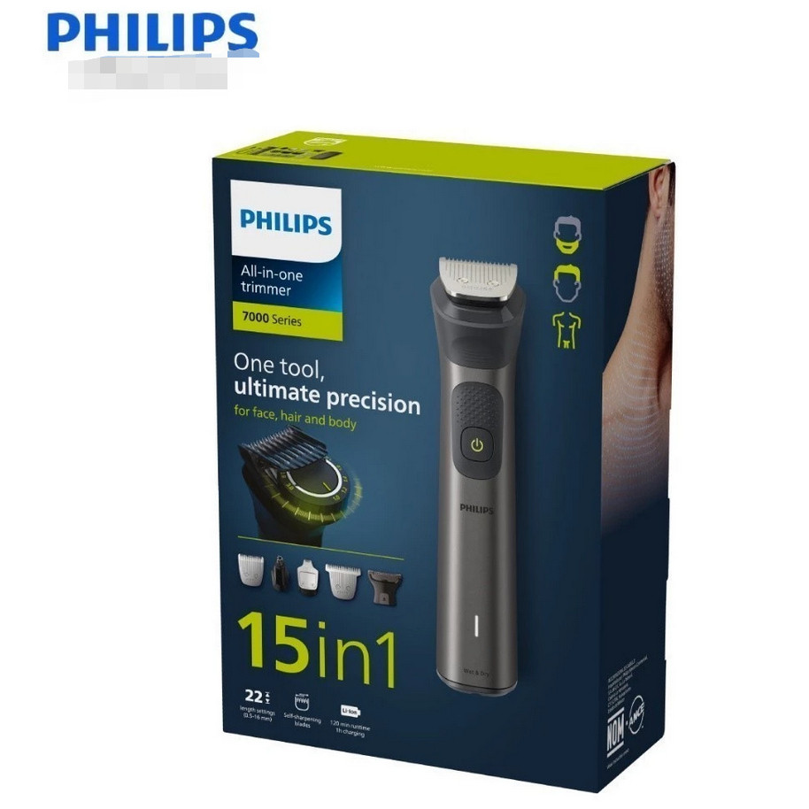 Philips MultiGroom Series 7000 Set With Storage Pouch And 15 ...