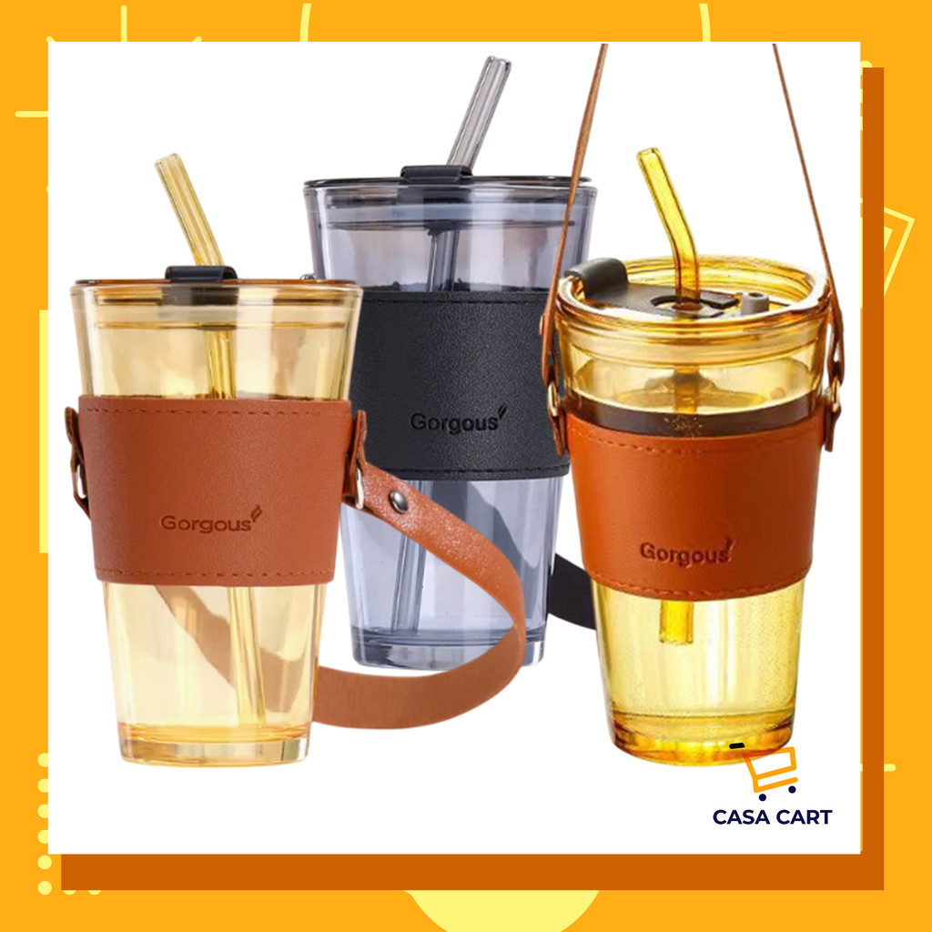 CASA CART [450ml] Cawan Kaca Reka Bentuk Lutsinar Menawan Bergaya ...