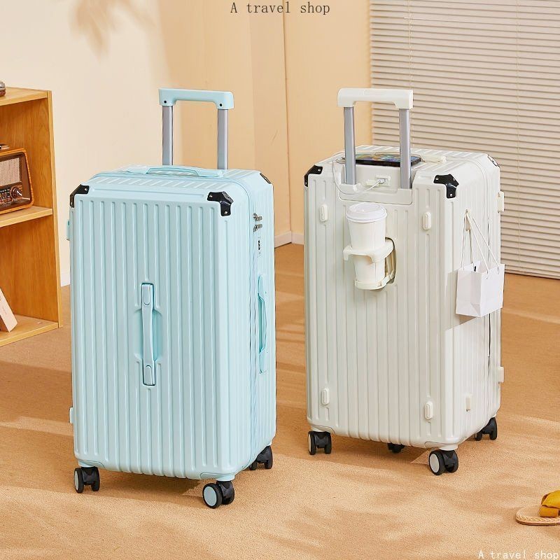 Ins new large capacity luggage 5 wheels luggage 20/28/32 inch Oversized ...