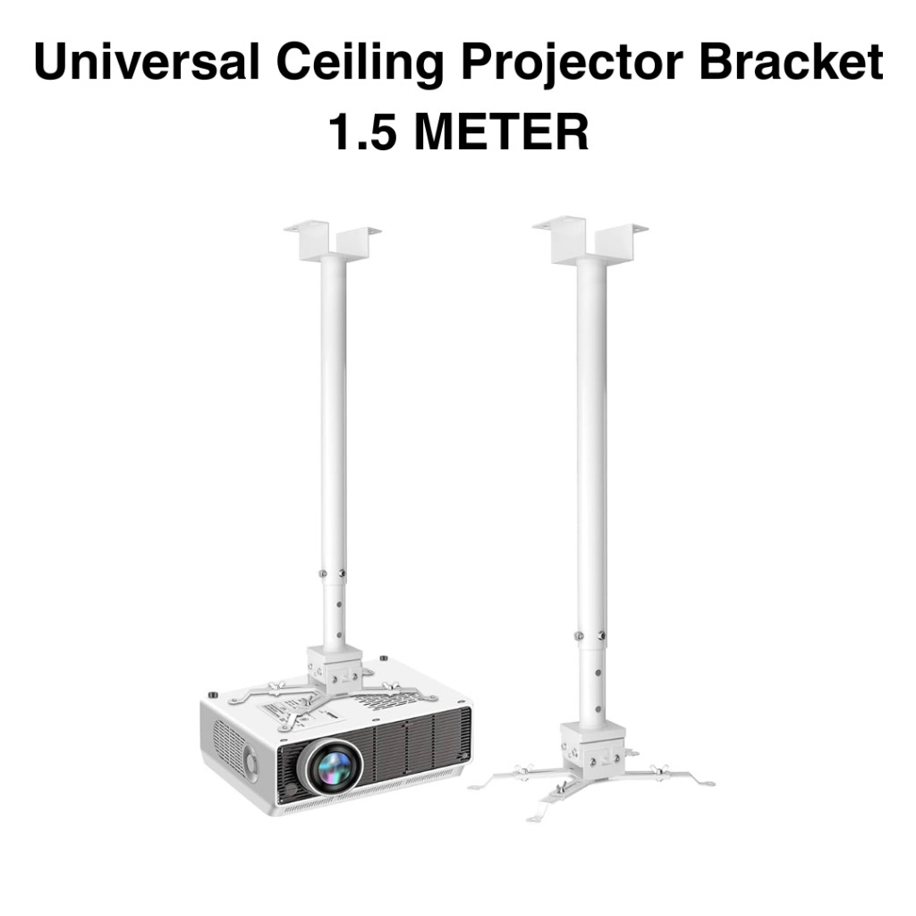 Heavy Duty Universal Projector Ceiling Mount｜80–150cm Adjustable｜Heavy ...