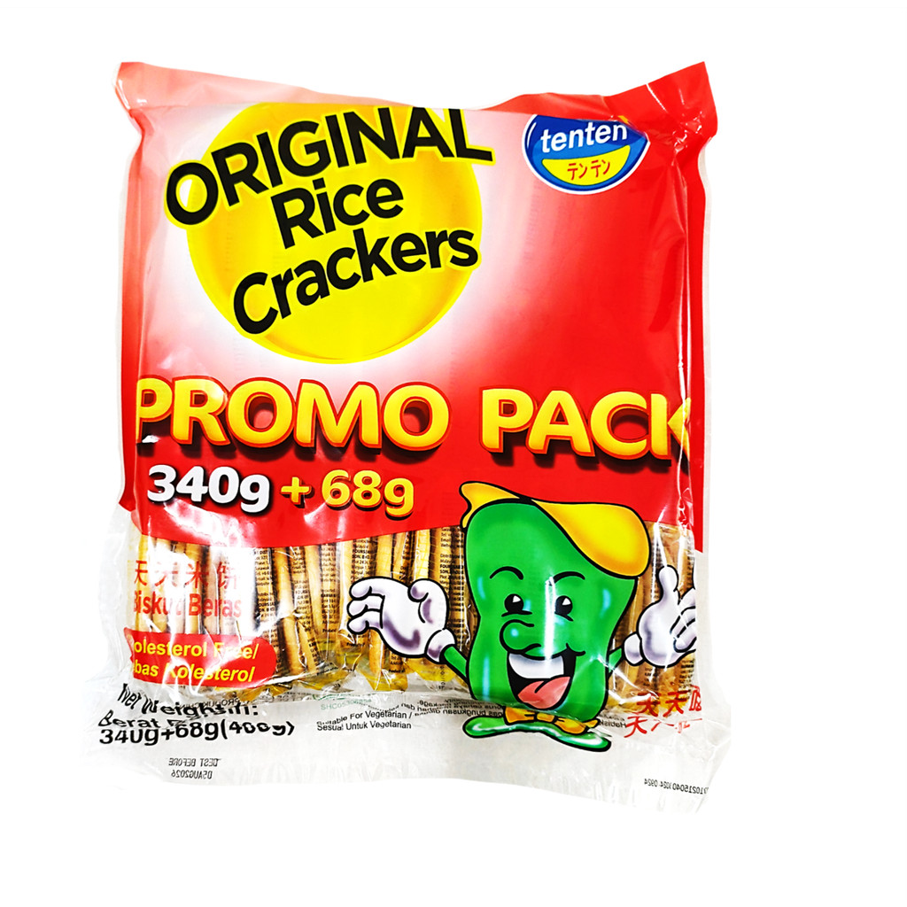 TENTEN Rice Crackers 340g+68g(408G) | Shopee Malaysia