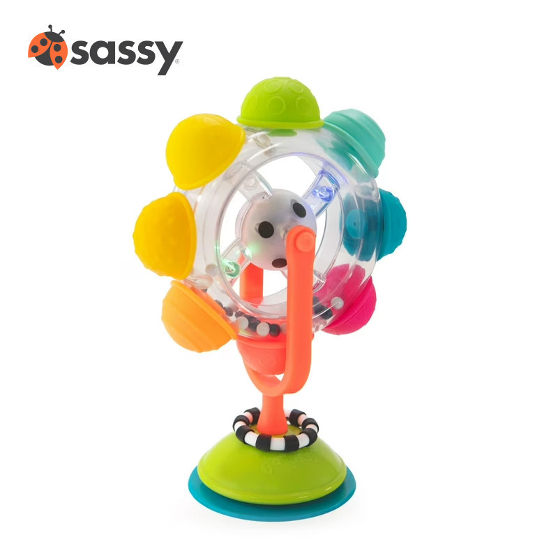 Sassy 80901 Light-Up Rainbow Reel Tray Toy Suitable For Age 6+ Months ...