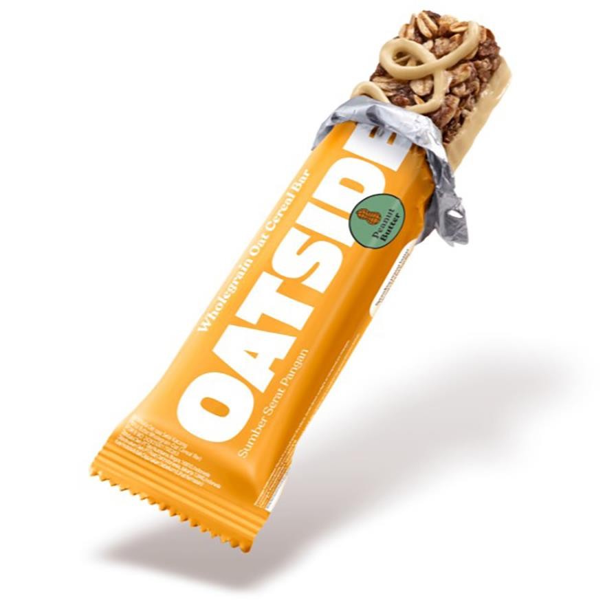 OATSIDE Wholegrain Oat Cereal Bar Peanut Butter 18g | Shopee Malaysia