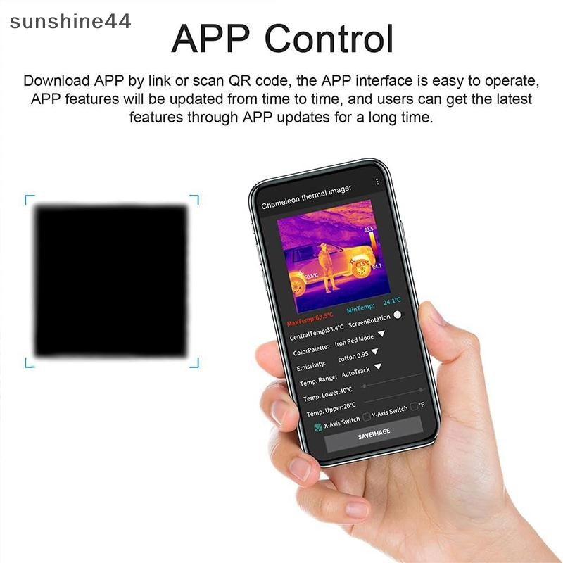 shine Type-C Mobile Thermal Imager Imaging Camera APP Control Thermal ...