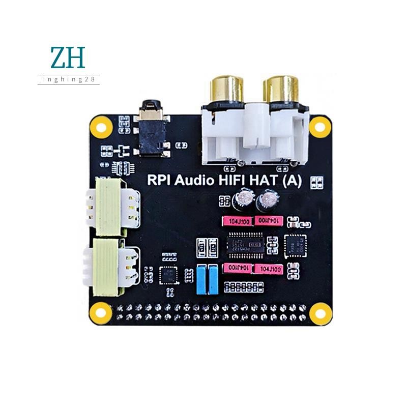 For Raspberry Pi5 HIFI Audio HAT PCM5122 I2S Sound Card for 5, Pi 4, Pi ...