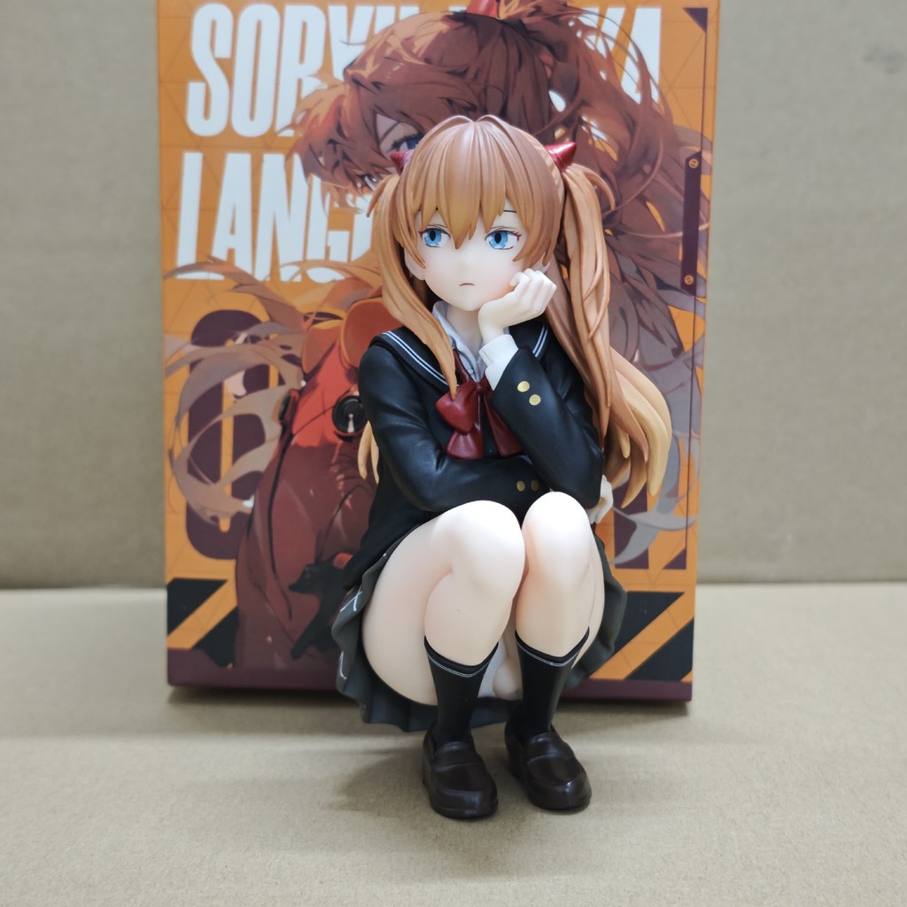 Neon Genesis Evangelion Academy Gaya Mencangkung Asuka Meishou Model ...